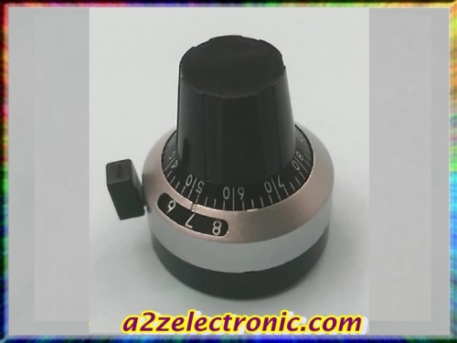 10KE 10 Turn Linear with Dial & Knob Wire wound Potentiometer Pavan