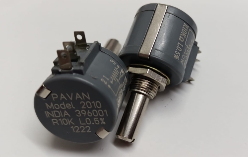 10KE 10 Turn Linear with Dial & Knob Wire wound Potentiometer Pavan